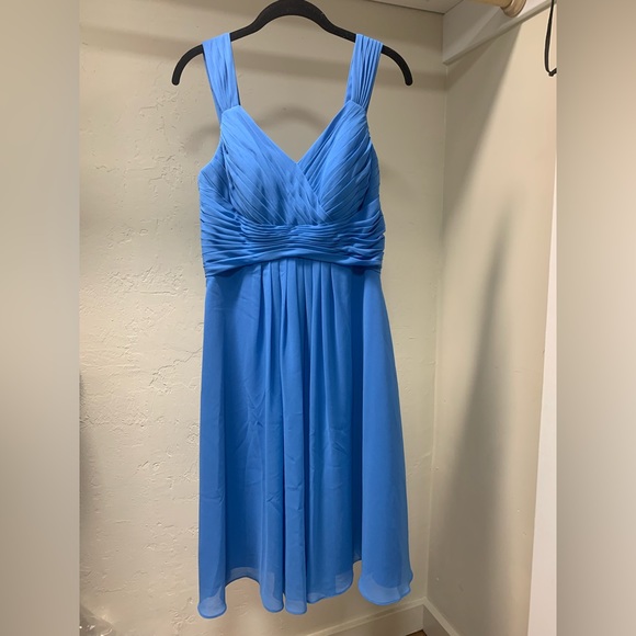 Azazie | Dresses | Azazie Clara Dress In Blue Jay | Poshmark